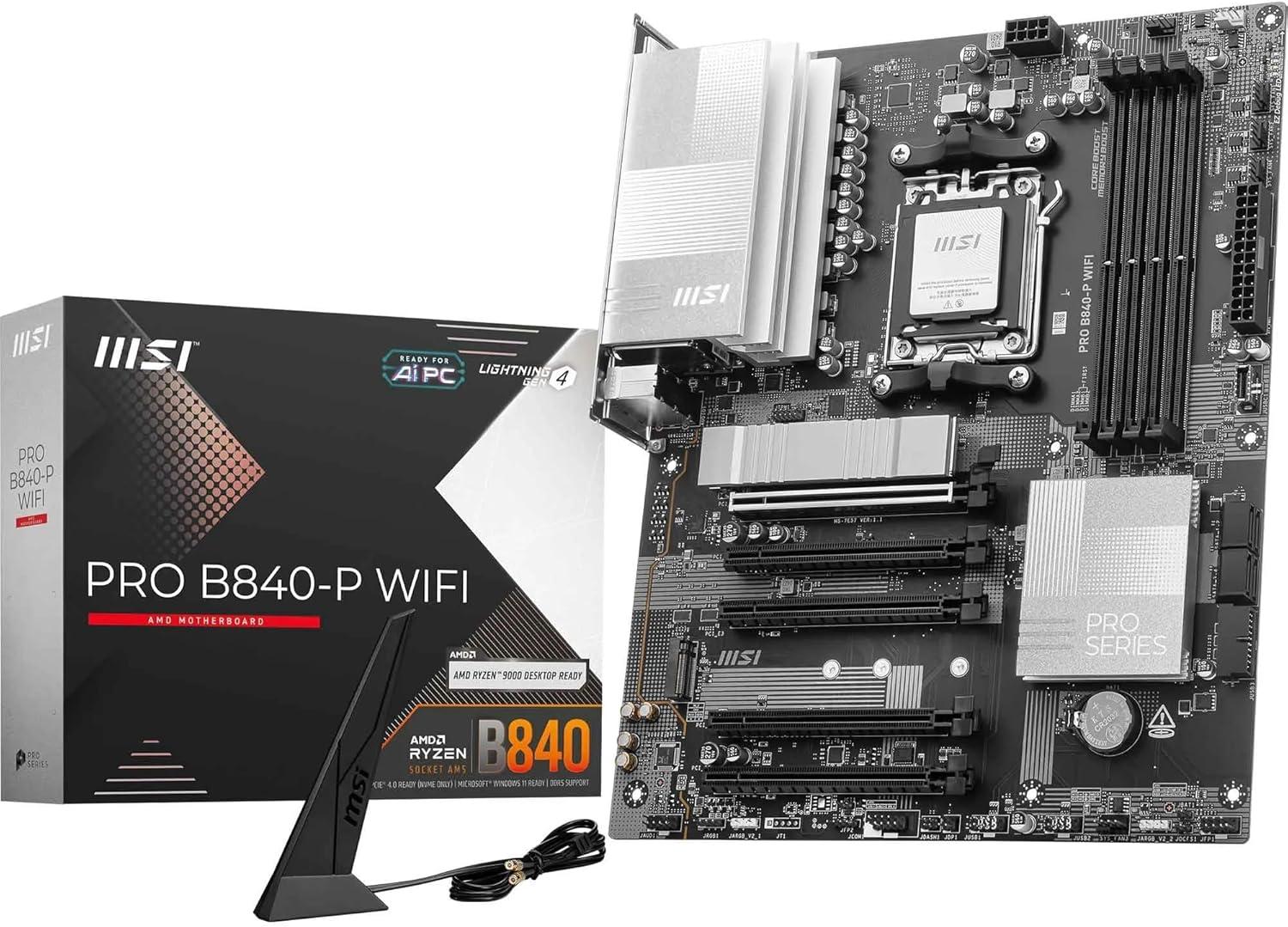MSI B840 Gaming Plus WiFi – Specifications, Performance, Price History & Gallery